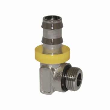 Tétine sapin à 90° auto serrant filetée BSPP + joint | Stavem