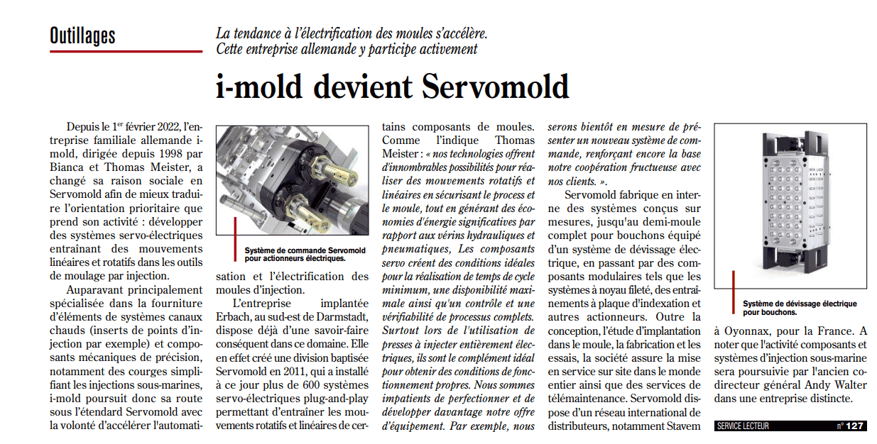 Plastiques Flash Newspaper article April 2022 | STAVEM | Stavem